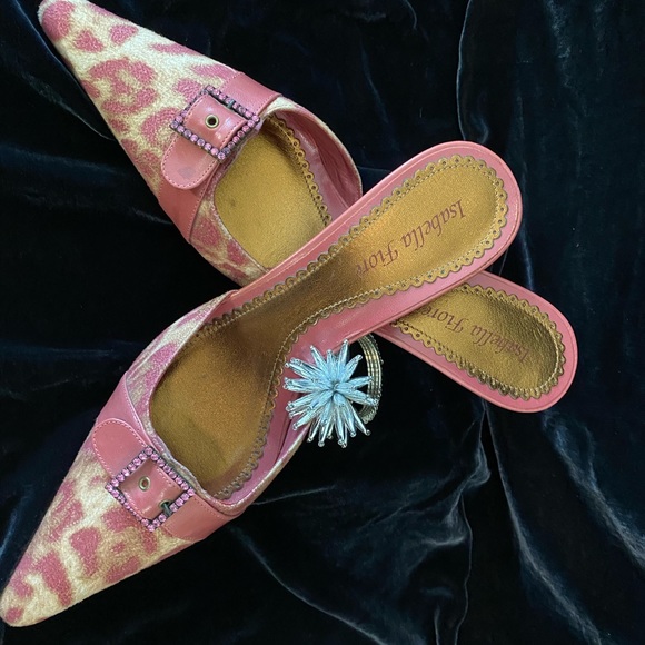 Isabella Fiore | Shoes | Isabella Fiore Leopard Print Mule Heels | Poshmark